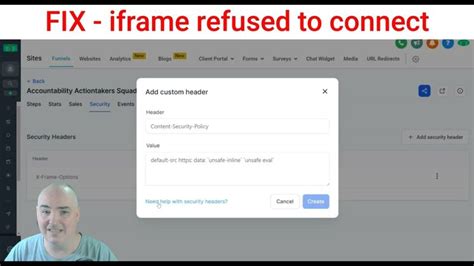 Daniel Martin On Linkedin Iframe Refused To Connect Gohighlevel Fix
