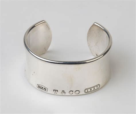 Lot A Tiffany Co Sterling Silver Cuff Bangle