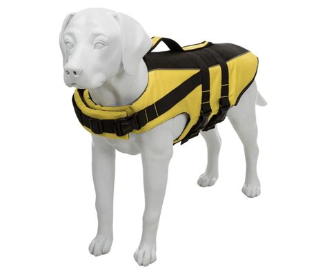 Life Vest Plavací Vesta Pro Psa M cm cm Do kg Žluto černá Plavací Vesty Psi Novinky