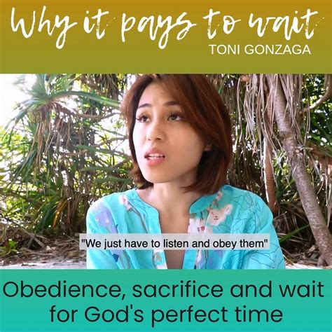 Why It Pays To Wait Toni Gonzaga Maybe There Are Some Things In