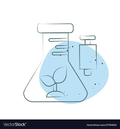 Icon Genetic Modification Related To Agriculture Vector Image
