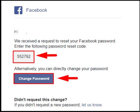 Recover Facebook Password
