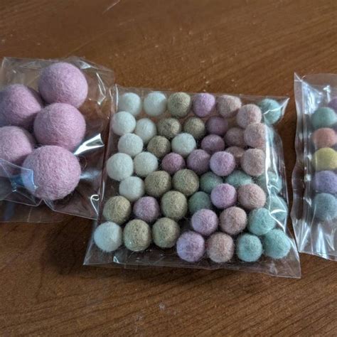 Pastel Rainbow Heart Garland Felt Heart Garland Felt Heart Pom Garland