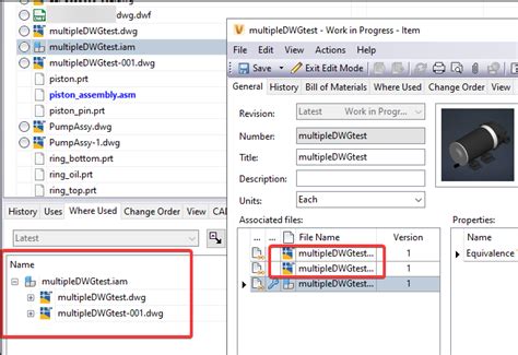Assignupdate Item Associates Many Design Document Links In Vault