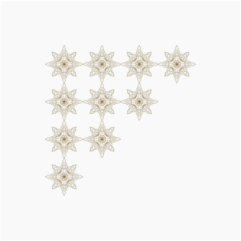 Premium Vector Indonesian Batik Pattern Corner