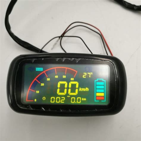 Colored Lcd Display 48 96v Speedometer Instrument For Electric Scooter
