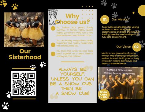 Lambda Snow Cubs Lambda Beta Alpha Military Sorority Inc