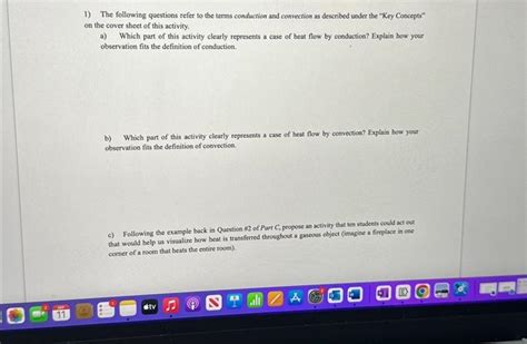 1 The Following Questions Refer To The Terms