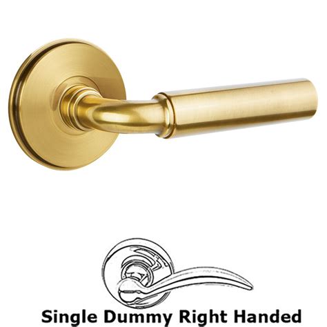 Brass Classic Hardware Collection Single Dummy Right Handed Manning Door Lever With Watford