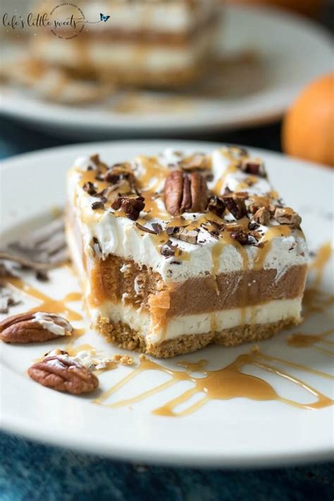 Pumpkin Lasagna Dessert Pumpkin Spice Pudding Lifes Little Sweets
