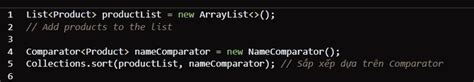 Comparable Comparator Collections Sort Trong Java