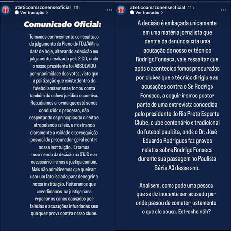 Atlético Am Se Diz Perseguido Pelo Tjd Am E Recorre Ao Stjd Para