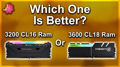 RAM Showdown: 3200 CL16 vs. 3600 CL18 — The Ultimate Battle for Intel ...
