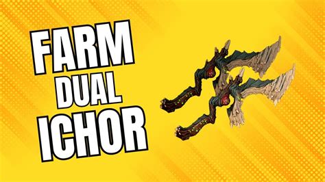 How To Get Dual Ichor In Warframe Youtube