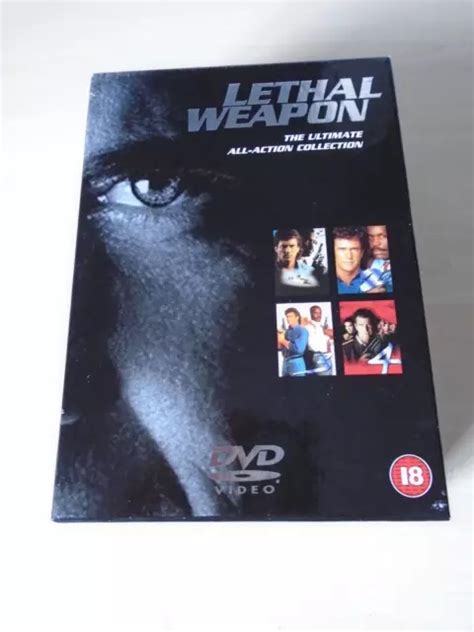 Lethal Weapon 123 And 4 Discs Dvd Boxset The Ultimate All Action