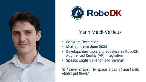 Robodk On Linkedin Robodk Employeeofthemonth Robotics Robot