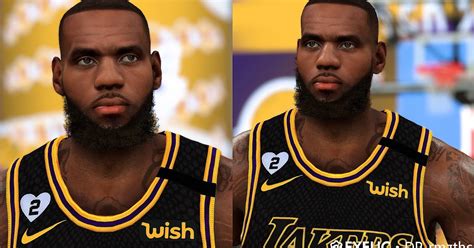 Nba 2k20 Lebron James Cyberface And Body Model Bubble Version By Dp