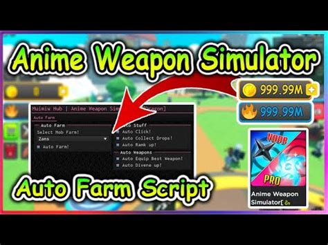 Roblox Anime Weapon Simulator Script Auto Farm GUI More YouTube