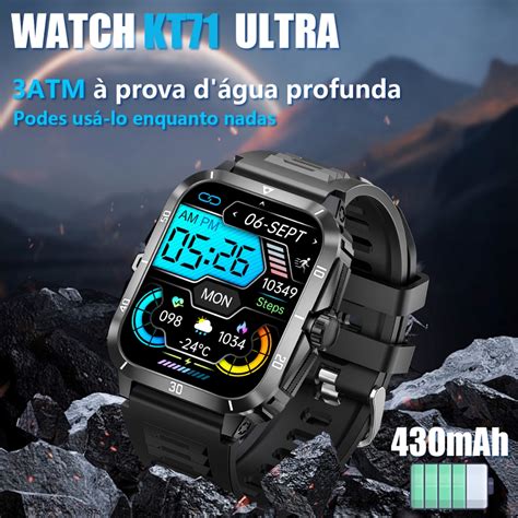 2025 Novo Estilo Original Relógio Inteligente Kt71 Ultra Tela Grande