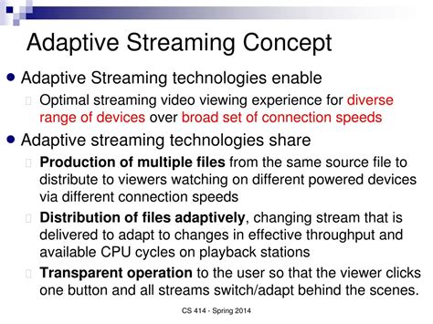 Ppt Dynamic Adaptive Streaming Over Dash For High Quality