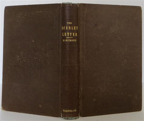 The Scarlet Letter Nathaniel Hawthorne 1st Edition