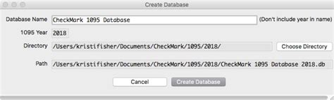 How To Use Database Manager In Checkmark 1095 Software Checkmark