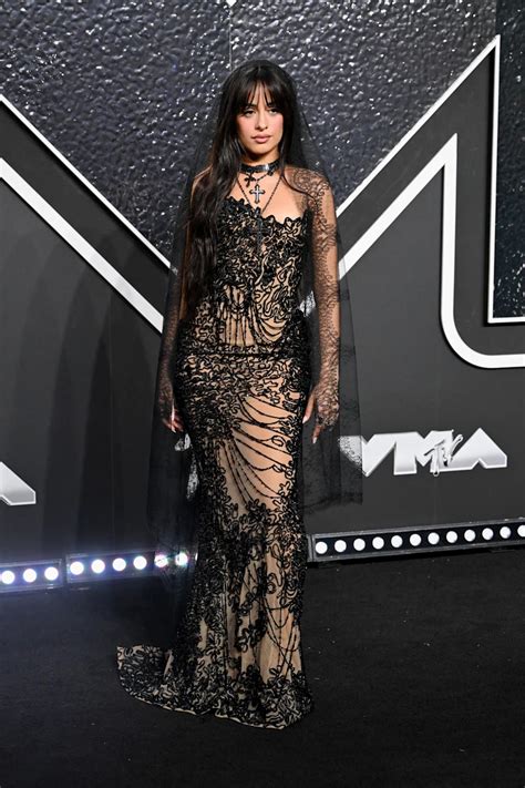 Camila Cabello Embraces Gothic Inspiration In Intricate Lace Tony Ward