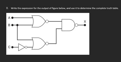 Solved 8 Write The Expression For The Output Of Figure Chegg