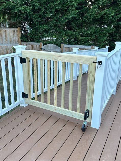 Crafting A Stylish Gate For Your Deck Rosedel