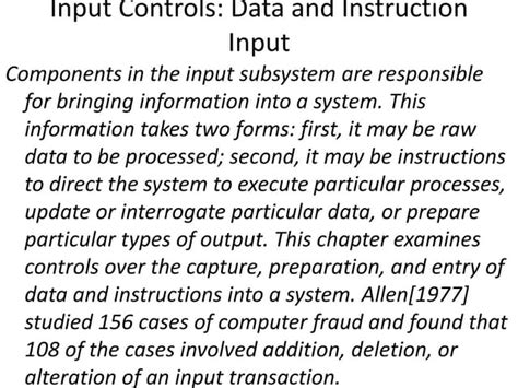 Information Systems Application Control Frameworkppt