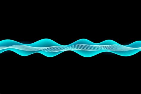 Premium Vector Blue Wave Lines Pattern Abstract Background Modern