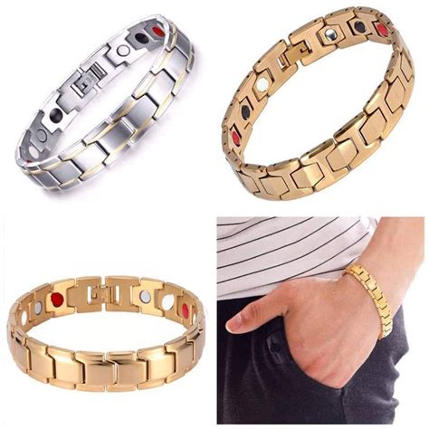 Unisex ΜΑΓΝΗΤΙΚΟ ΒΡΑΧΙΟΛΙ ΜΕ ΓΕΡΜΑΝΙΟ ΓΙΑ ΑΔΥΝΑΤΙΣΜΑ And ΕΥΕΞΙΑ Health Magnetic Energy Therapy