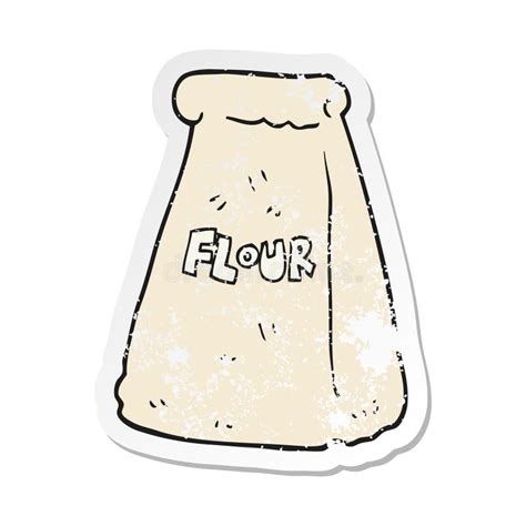 Cartoon Bag Of Flour Stock Vector Illustration Of Doodle 37014820