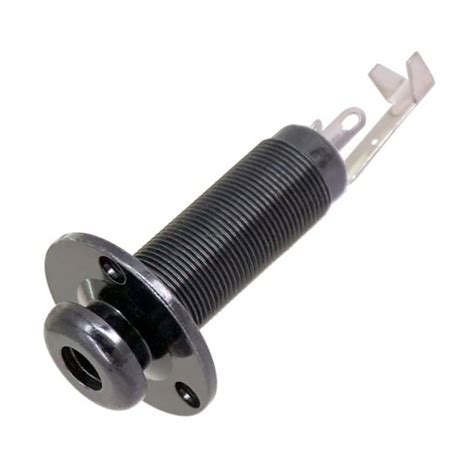 Spring Acoustic Electric Guitar Stereo End Pin Jacks Socket Plug 635mm