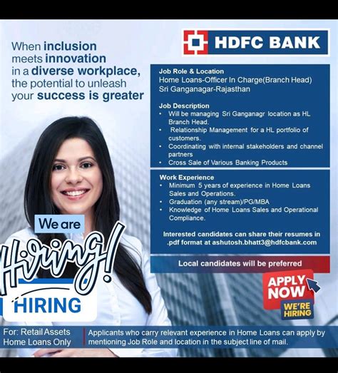 Dinesh Kumar On Linkedin Dear Friends Hdfc Bank Hiring For Various