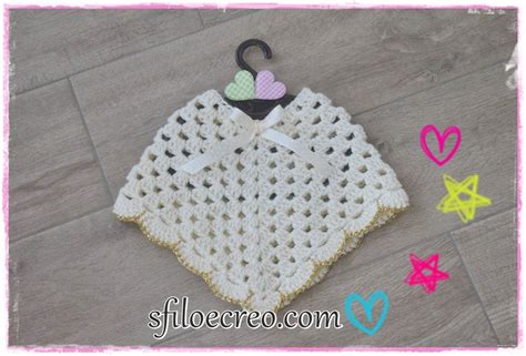Come Fare Un Poncho Granny A Uncinetto Sfilo E Creo Tutorial E Schemi