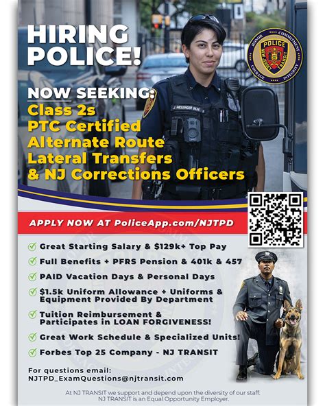 Njtpd Hiring Njt Police