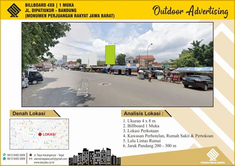 Sewa Titik Billboard Dan Baliho Di Bandung Jl Dipatiukur Bandung
