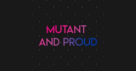Mutant And Proud Bi Pride Mutant And Proud T Shirt Teepublic