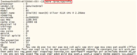 Cpuinfo和lscpu查看cpu相关的信息 Csdn博客