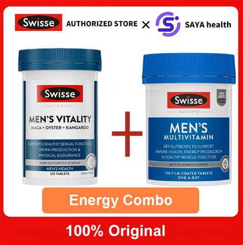 Swisse Ultiboost Energy Combo Swisse Ultiboost Mens Vitality 120