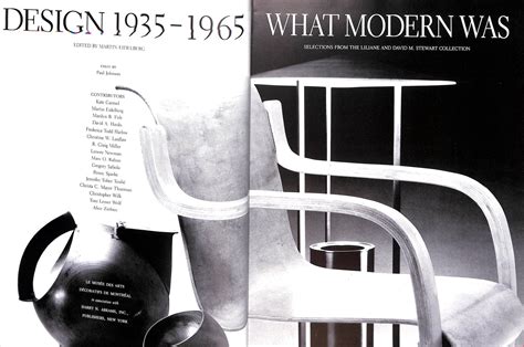 Design 1935 1965 What Modern Was Selections From The Liliane And Dav
