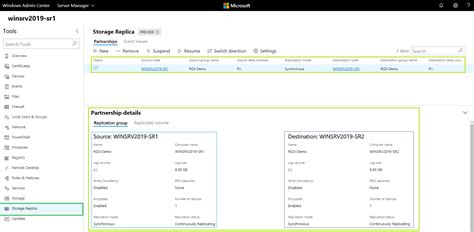storage replica what s new in windows server 2019 and the management