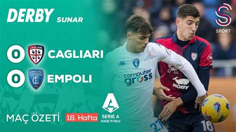 Cagliari Empoli Maç Özeti Serie A YouTube