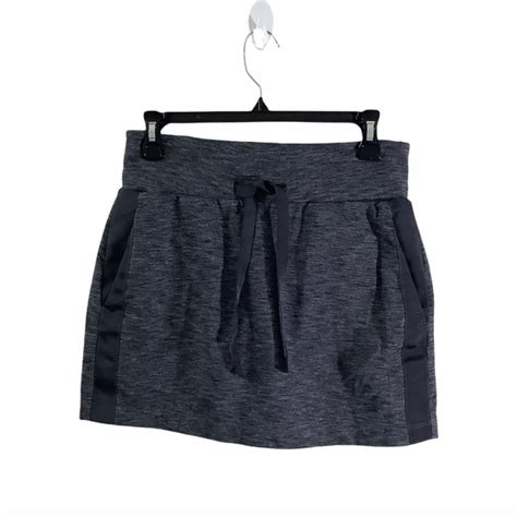 Athleta Shorts Athleta Metro Downtown Skort Heatherblack Xs Poshmark