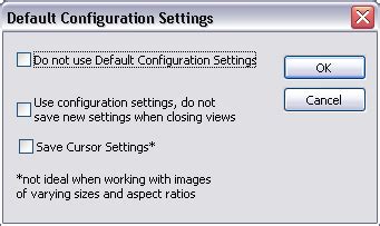 Default Configuration Settings
