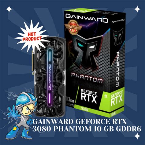 Gainward Geforce Rtx 3080 Phantom 10 Gb Gddr6 Quadra Computer