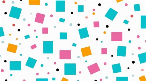 Minimal Abstract Seamless Dashed Squares Pattern Premium Ai Generated Vector