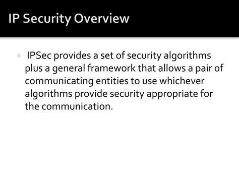 PPT IP Security PowerPoint Presentation Free Download ID