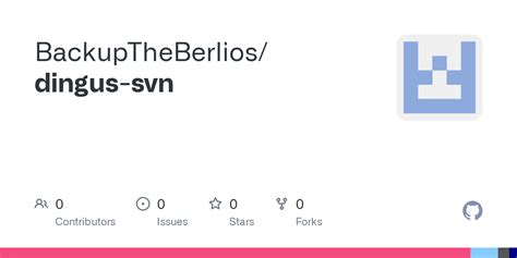 Github Backuptheberlios Dingus Svn